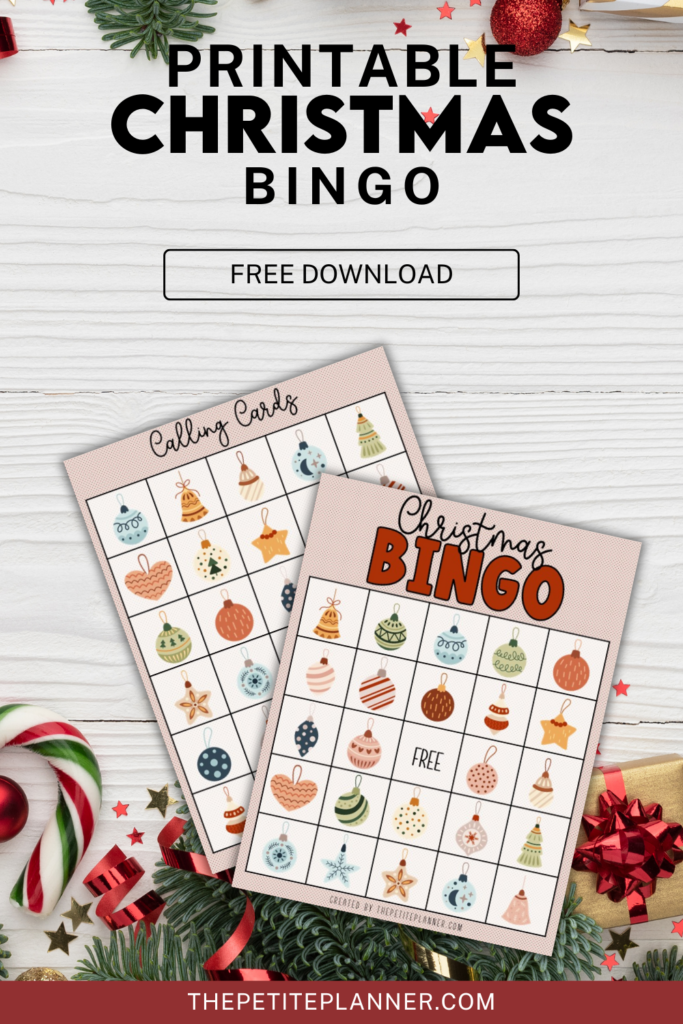 Christmas Bingo Game (30 Different Cards!)