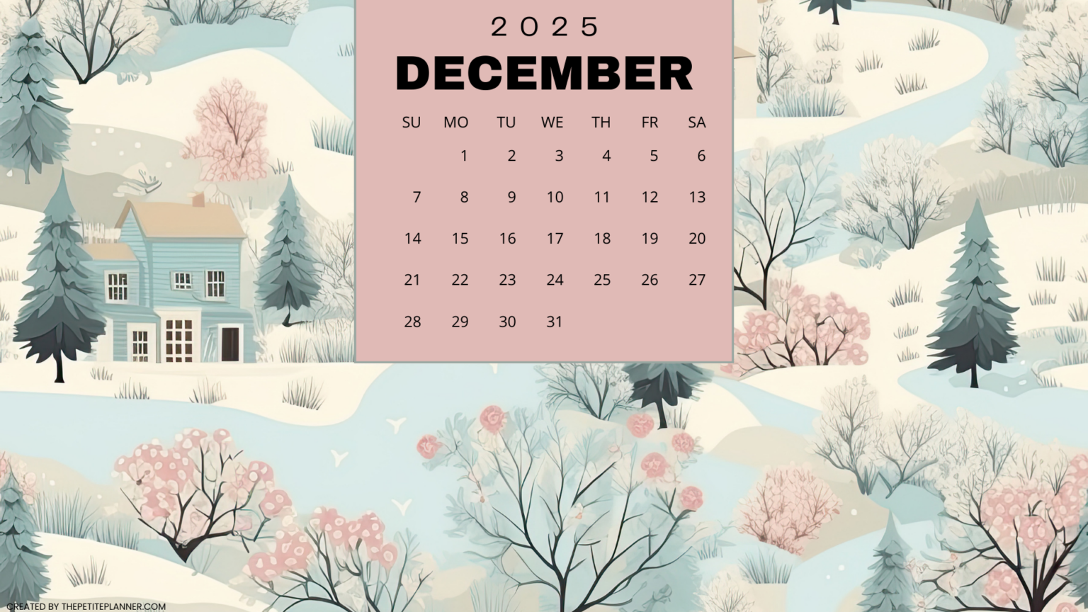 December Backgrounds for Desktop (Free Downloads!)