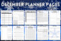 Printable December Planner Pages for the Holidays & Winter