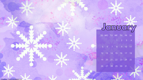 January Desktop Wallpapers for 2025!