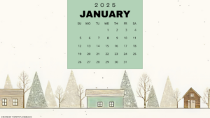 January Desktop Wallpapers for 2025!