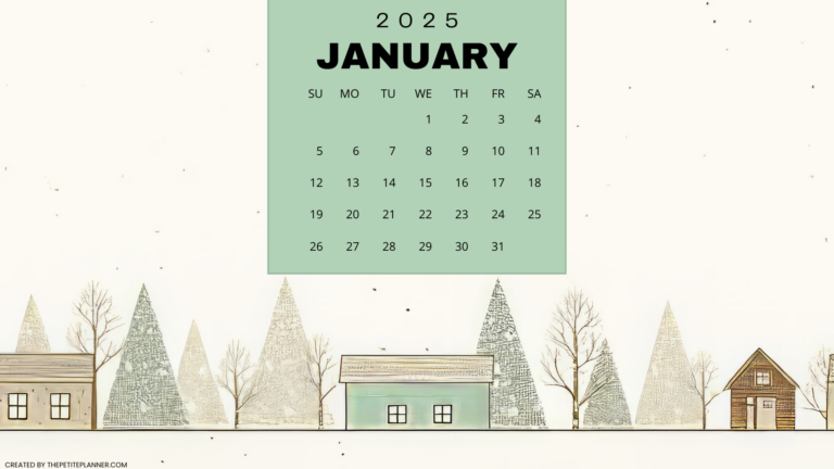January Desktop Wallpapers for 2025!