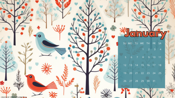 January Desktop Wallpapers for 2025!