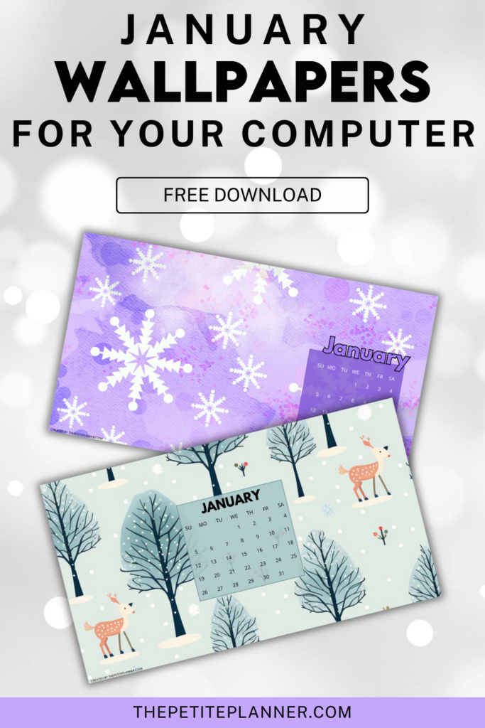 January Desktop Wallpapers for 2025!