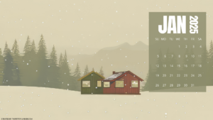 January Desktop Wallpapers for 2025!