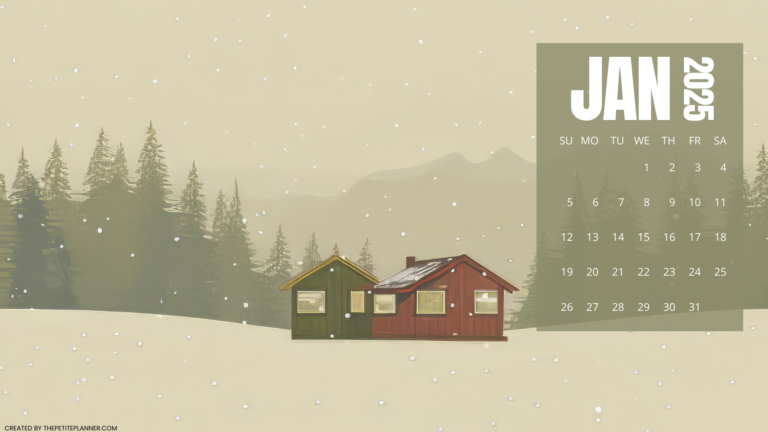 January Desktop Wallpapers for 2025!