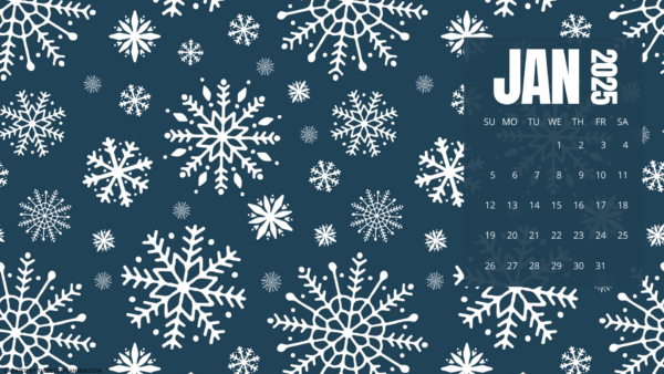 January Desktop Wallpapers for 2025!