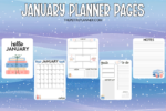 January Planner Pages to Kick Off the New Year!
