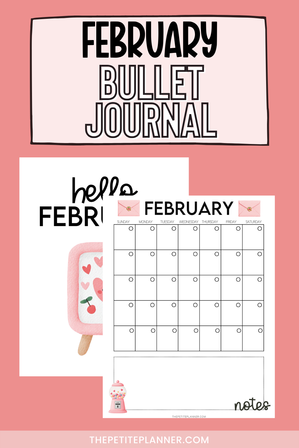 Free February Planner Printables (Calendar, Habit Tracker & More!)