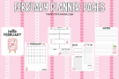 Free February Planner Printables (Calendar, Habit Tracker & More!)