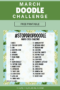 March Drawing Challenge with FREE Printable!