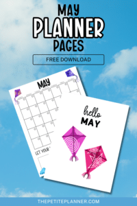 Printable May Planner Pages (Calendar, Habit Tracker & More!)