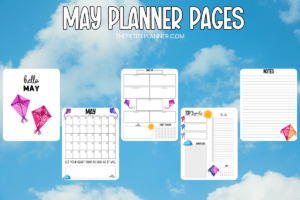 Printable May Planner Pages (Calendar, Habit Tracker & More!)