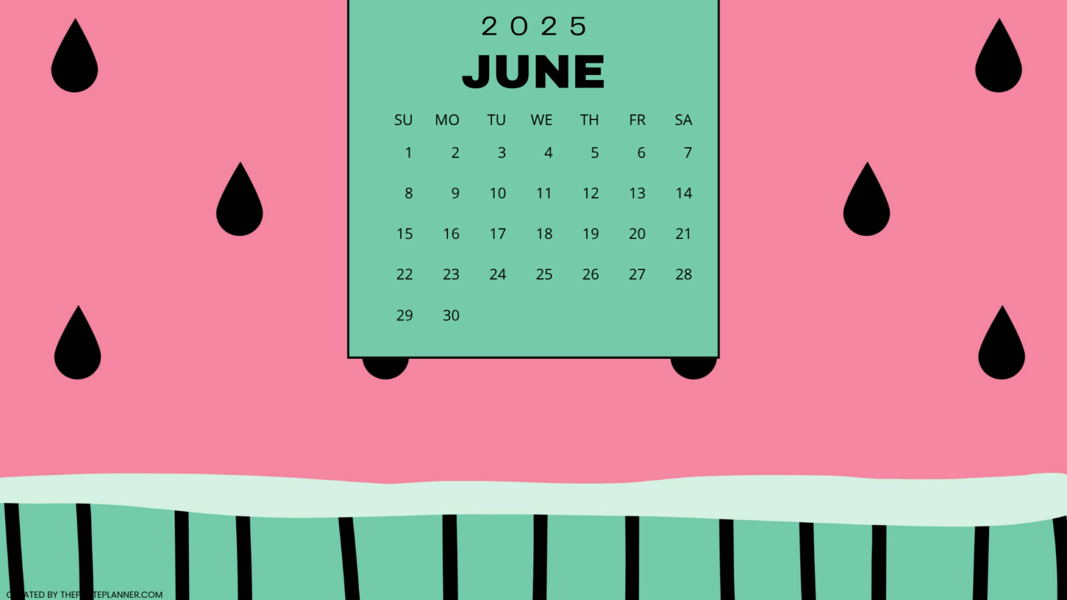 Free June Desktop Wallpaper for Desktop