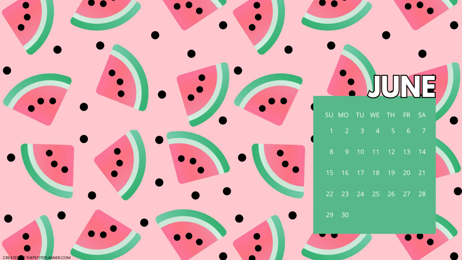 Free June Desktop Wallpaper for Desktop